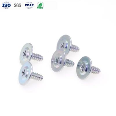 China ST2.5x8 Cross Large Flat Head Self Tapping Screw 3-120mm Carbon Steel with 4.8-12.9 Grade Hardness for sale