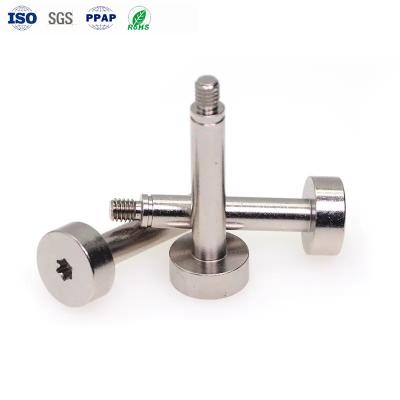 China M4 Stainless Steel Shoulder Screw A2-50 Grade with Plum Blossom Groove - M0.8 to M14 Size Range, 1-200mm Length for sale