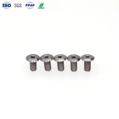 China M3 x 8mm Stainless Steel Hex Screw A2-50 Grade Ultra-Thin Head for Furniture Installation for sale