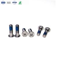 China M1.0 Stainless Steel Torx Flat Head Screw A2-50 Grade 4mm-80mm with Anti-Loosening Adhesive for sale