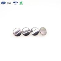 China M1.4x2mm Stainless Steel Decorative Slotted Pan Head Screw A2-50 Grade for Leather & Precision Applications for sale