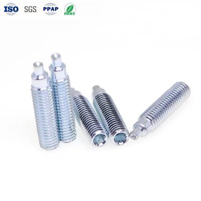 China Custom Hexagonal Carbon Steel Screw Blue Zinc Coating 6mm-200mm Length M0.8-M14 Size Range for sale