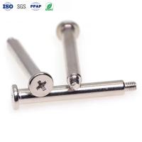 China M4 Stainless Steel Long Bolt A2-50 Grade 4mm-500mm Cross Groove Flat Head for Industrial Automation for sale