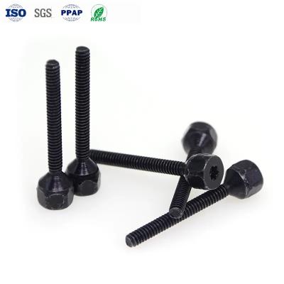 China 10.9 Grade Alloy Steel Hex Countersunk Torx Bolt M2-M14 4-450mm Black Zinc Coated Industrial Fasteners for sale