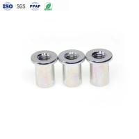 China Custom M2.0-M8.0 Reverse Thread Locking Nut Carbon Steel Blue Zinc 1-200mm Length DIN/ISO Standards for sale