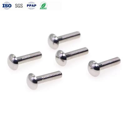 China M4 Stainless Steel Mirror Screw Mushroom Head M1-M8 2-200mm with SGS Certification and Custom Options for sale