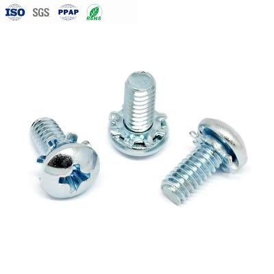 China M1.0-M8 Carbon Steel Pan Head Screws with Blue Zinc Finish | 1-200mm Length | 4.8-12.9 Grade Hardness for sale