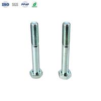 China DIN 931 Grade 8.8 Zinc Plated Hex Bolt M0.6-36mm for Chemical Industry Applications for sale
