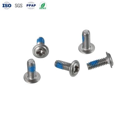 China Stainless Steel Security Torx Pan Head Locking Nylok Screw M0.6mm-36mm 1mm-600mm Length Custom Fastener for sale