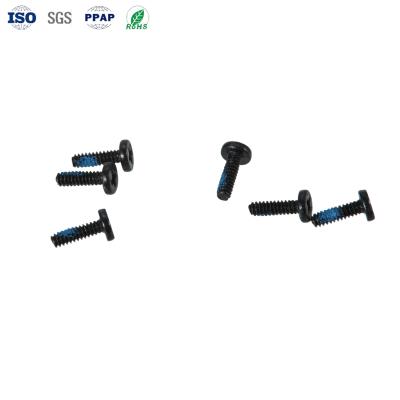 China ANSI Standard Carbon Steel Nylok Screws 4.8-12.9 Grade with Black Nickel Plating - Custom Sizes M0.6mm to M36mm for sale