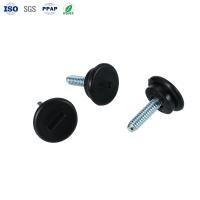 China Custom Zinc Black Plated Rubberized Bolts 25x25x10mm M0.6-M36 for sale