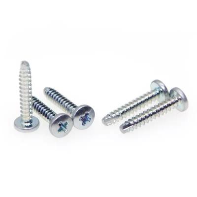 China Carbon Steel Self Tapping Screws ST2.6 ST3.9 Zinc Plated Pan Head Phillips for Plastics for sale