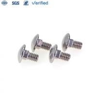 China Stainless Steel Square Neck Carriage Bolts DIN/ANSI 2-100mm with Mirror Polish Finish for sale