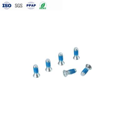 China M2x6mm Hexalobular Socket Countersunk Head Anti-Loosening Screws - Stainless Steel 4.8-12.9 Grade with Nylon Rubber for sale