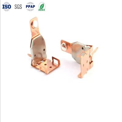 China Custom Brass Stamping Parts 0.2-15mm Thickness with IATF 16949 Certification for Automotive OEM Applications for sale