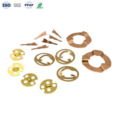 China Precision Custom Copper Stamping Parts for Automotive 0.02mm Tolerance IATF 16949 for sale