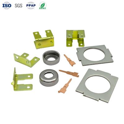 China Cold Rolled DC01 Steel Stamping Parts 0.2mm to 15mm Thickness for Automotive Brackets for sale