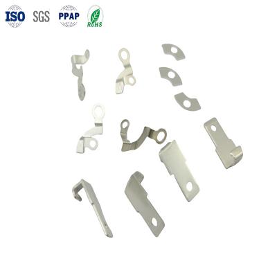 China Custom Silver Plated T2 Material Metal Stamping Parts 100% Inspection 0.1mm-6.0mm Thickness for sale
