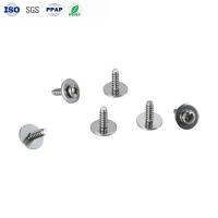 China Galvanized Coating Stainless Steel Phillips Pan Head Tapping Screws with Large Flat Washers M2-M100 Size Range for sale