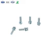 China Custom Torx Pan Head Combination Screws with Flat and Spring Washers M0.6-M36 for sale