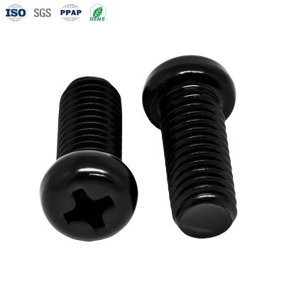 China Black Zinc Pan Head Hex Socket Screws GOST Standard M1.6-M36 Custom Lengths for sale