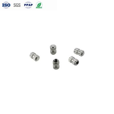 China Customized SUS201 Stainless Steel Knurled Nuts for Consumer Electronics for sale