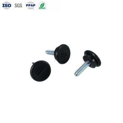 China Custom Black Nylon Rubberized Screws for Electrical Devices M0.6-M36 1-600mm for sale