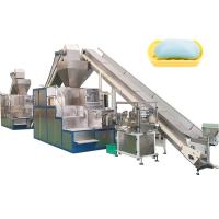 China 1000kg/h Stamping and Shaping Soap Making Machine Line with Stainless Steel Materials for sale