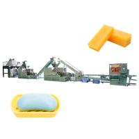 China Full Automatic Toilet 2000 kg/hour Two Colour Sandwich Soap Making Production Machine for sale