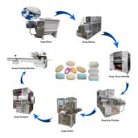 China Soap Making Machine for Manufacturing Plant Cutter Slicer Pleat Paper Film Packing Wrapper for sale