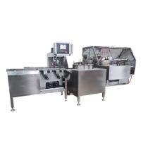 China Stainless Steel 304 Automatic Toilet Block Hotel Soap Film Pleat Wrapping Machine at 220V for sale