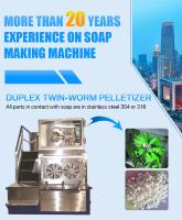 China 75kW 75kW Motor Laundry Soap Duplex Pelletizer For Soap Noodles Making Machine for sale