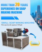 China Small Scale 100kg Per Hour Transparent Soap Making Machine OEM for sale