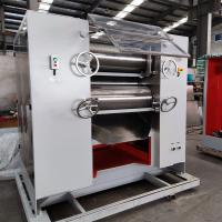 China 3000 KG Per Hour Fully Automatic Industrial Three Roll Mill Triple Roller Mill Machine for sale