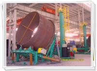 China Accurate Rotation Tilt Adjustable Turning Roll For Wind Tower Flange Auto Welding for sale