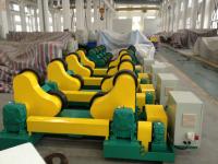 China PU Wheel Self-aligned Welding Rotator for sale