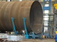 China Ronniewell Specialized Roller Beds for Suction Caisson Fabrication diameter 14m for sale