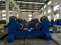China 150T Tank Welding Roller Bed Conventional Welding Rotator With Motorized Rail Cars for sale