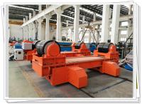 China Tank Tower 250T Welding Turning Rolls Rubber Wheel Heavy Duty for sale
