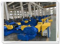 China Blasting 200t Tank Rotator Wind Tower Production Line Rubber Wheel for sale