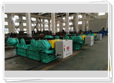 China Windmill Pipe Welding Rotator Fixed PU Wheel 250t Tank Turning Roll for sale