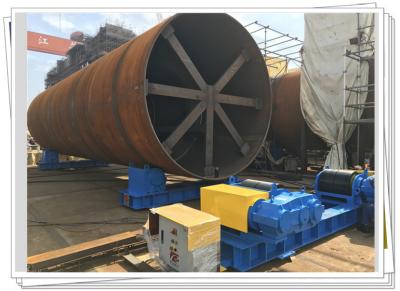 China Stationary 150T Tank Rotator Wind Tower Oil Gas Vessel Turning Roll for sale