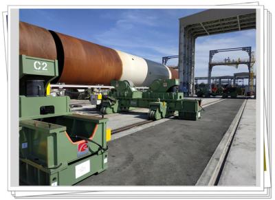 China 1000t Fit Up Welding Rotator Offshore Wind Tower Production Line for sale