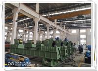 China Bullet Tank Assembly Roller Bed 400t Fixed Hydraulic Fit Up Rotator Vessel Growing Line for sale