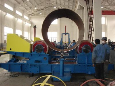 China 150T Tank Pipe Welding Roller Petrochemical Self Centering Rotator for sale