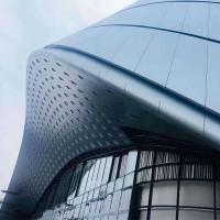 China Curtain Wall Aluminium Section Sheet Extruded For Building Exterior Wall for sale