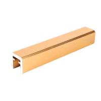 China 6061 Aluminium U Profile Channel Section Extrusion 20mm 6mm Handrail Guardrail for sale