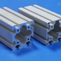 China Cladding Industrial Aluminum Profile 4060 80x80 8mm Groove for sale
