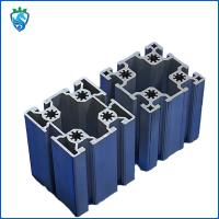 China Black Anodized Slotted Aluminum Extrusions V Slot Rail Alu T Slot for sale