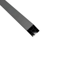 China Golden Glass Aluminum Profile For Stairs Section Handrail Card Slot Anti Fingerprint for sale
